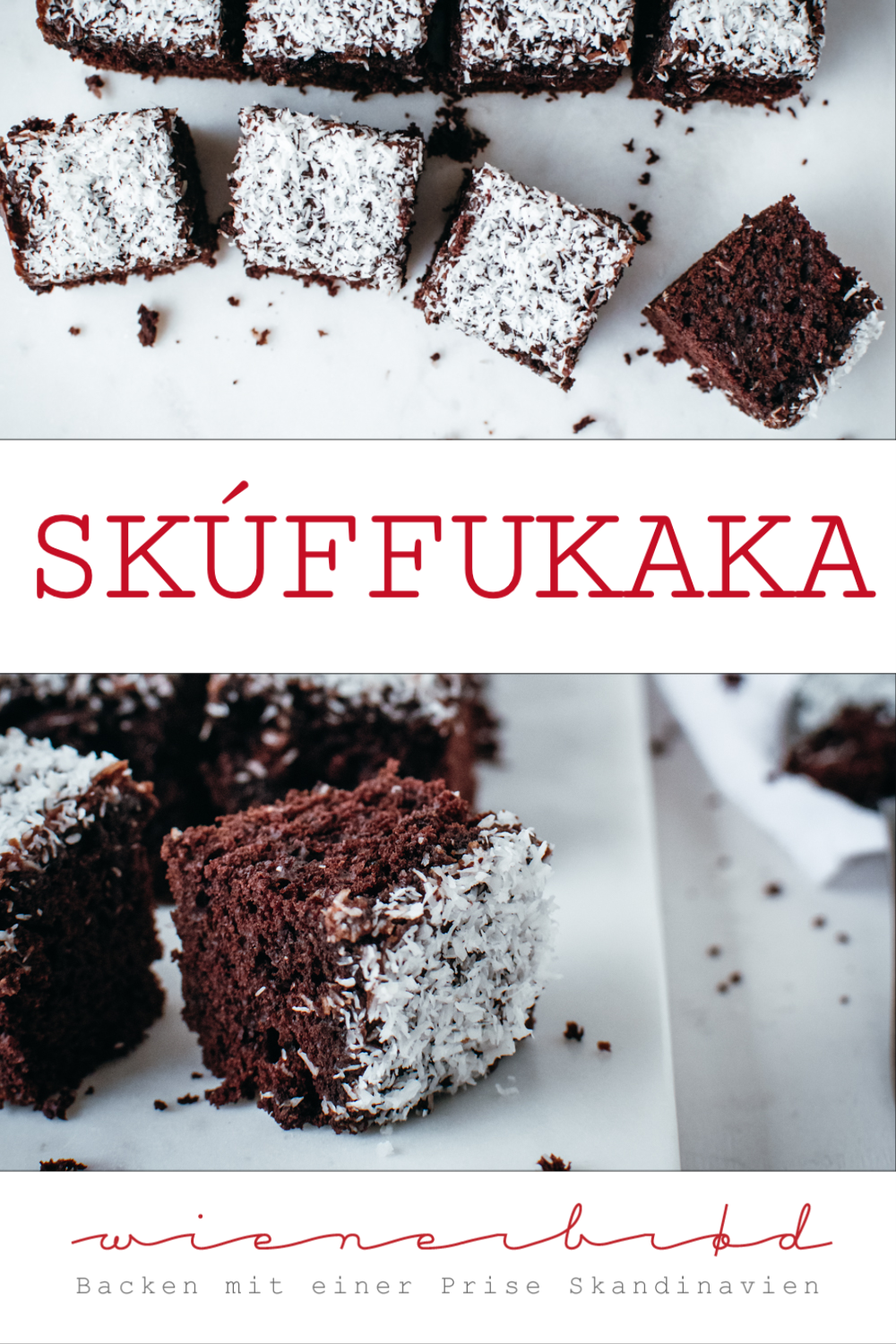 Skúffukaka - Wienerbrød - skandinavisch backen