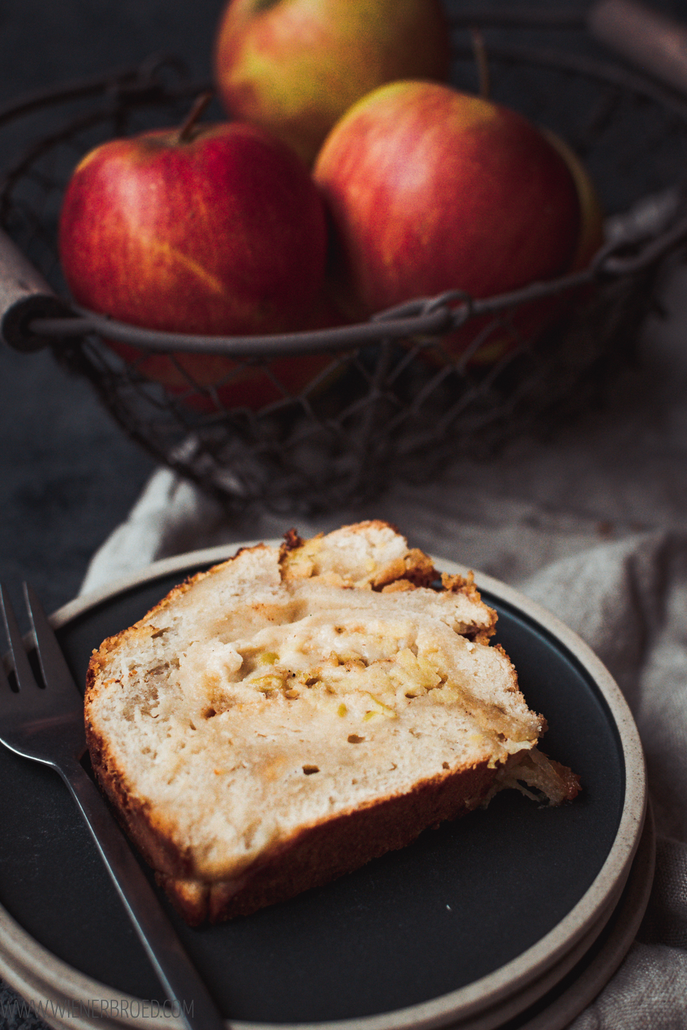 Apfel-Marzipan-Striezel - Wienerbrød - skandinavisch backen