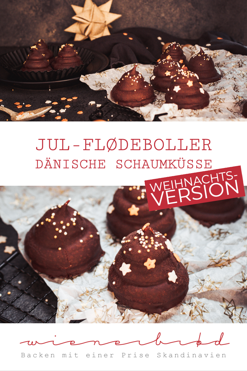 Jul-Flødeboller - Wienerbrød - skandinavisch backen