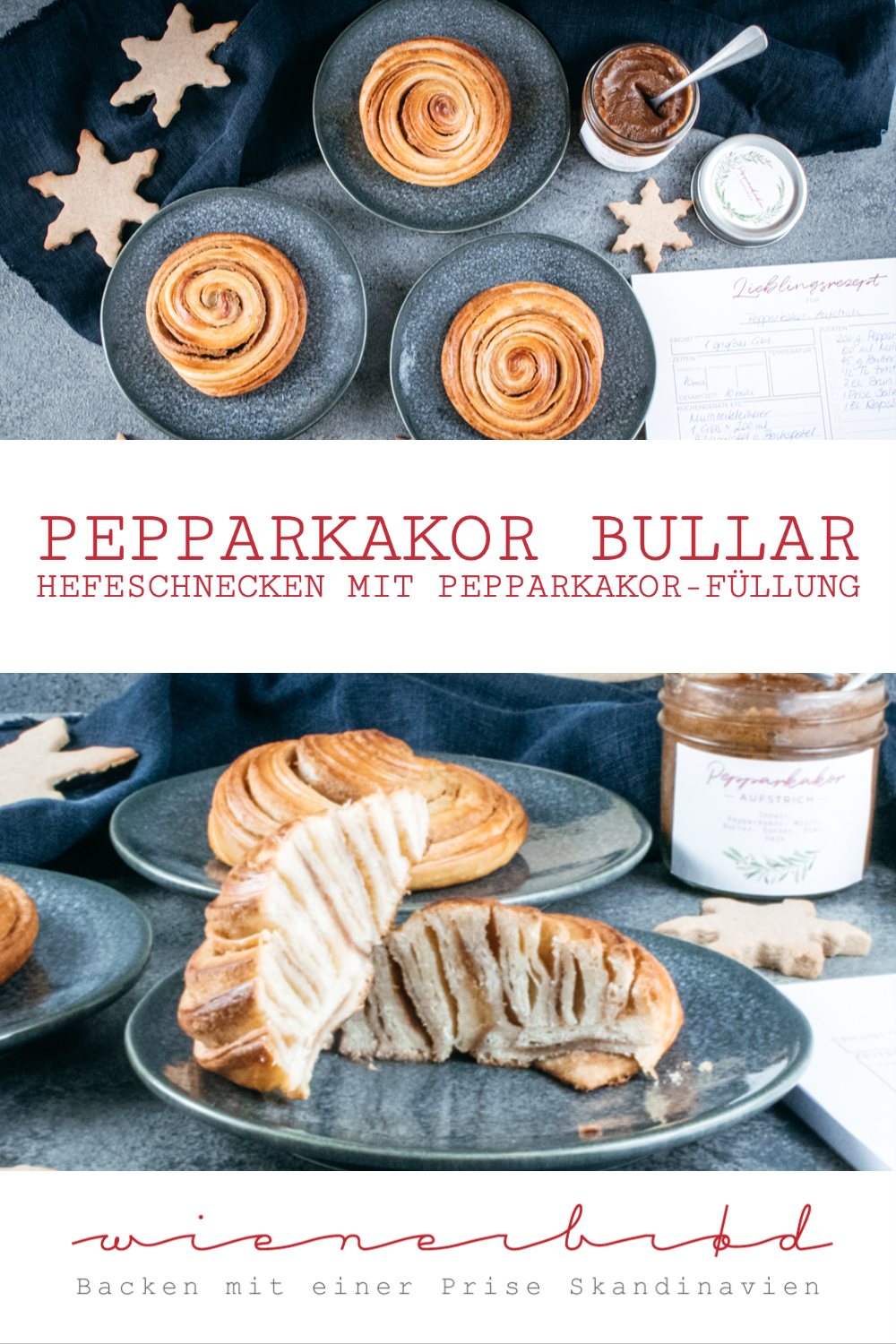 Pepparkakor Bullar - Wienerbrød - skandinavisch backen