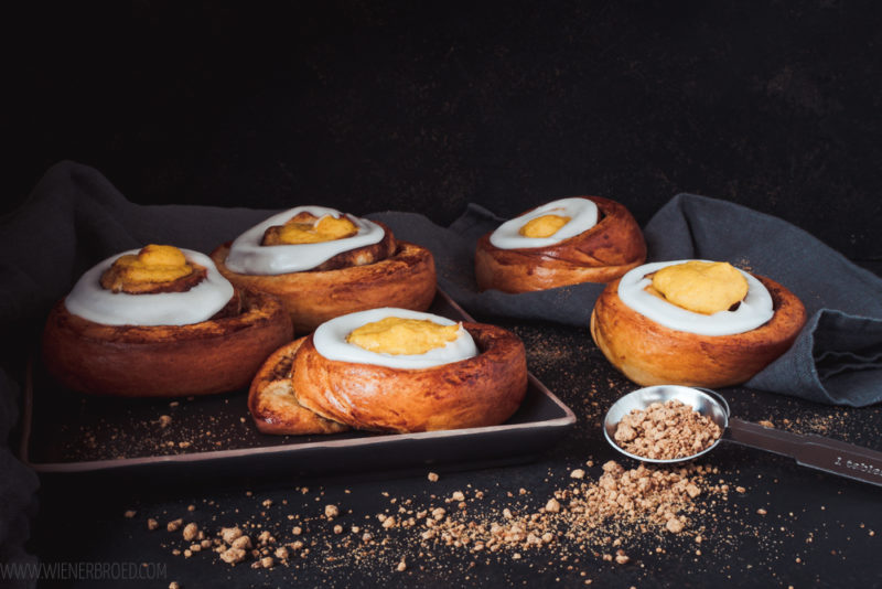 Rezept für Solskinnsboller | Sonne am Horizont - Wienerbrød ...